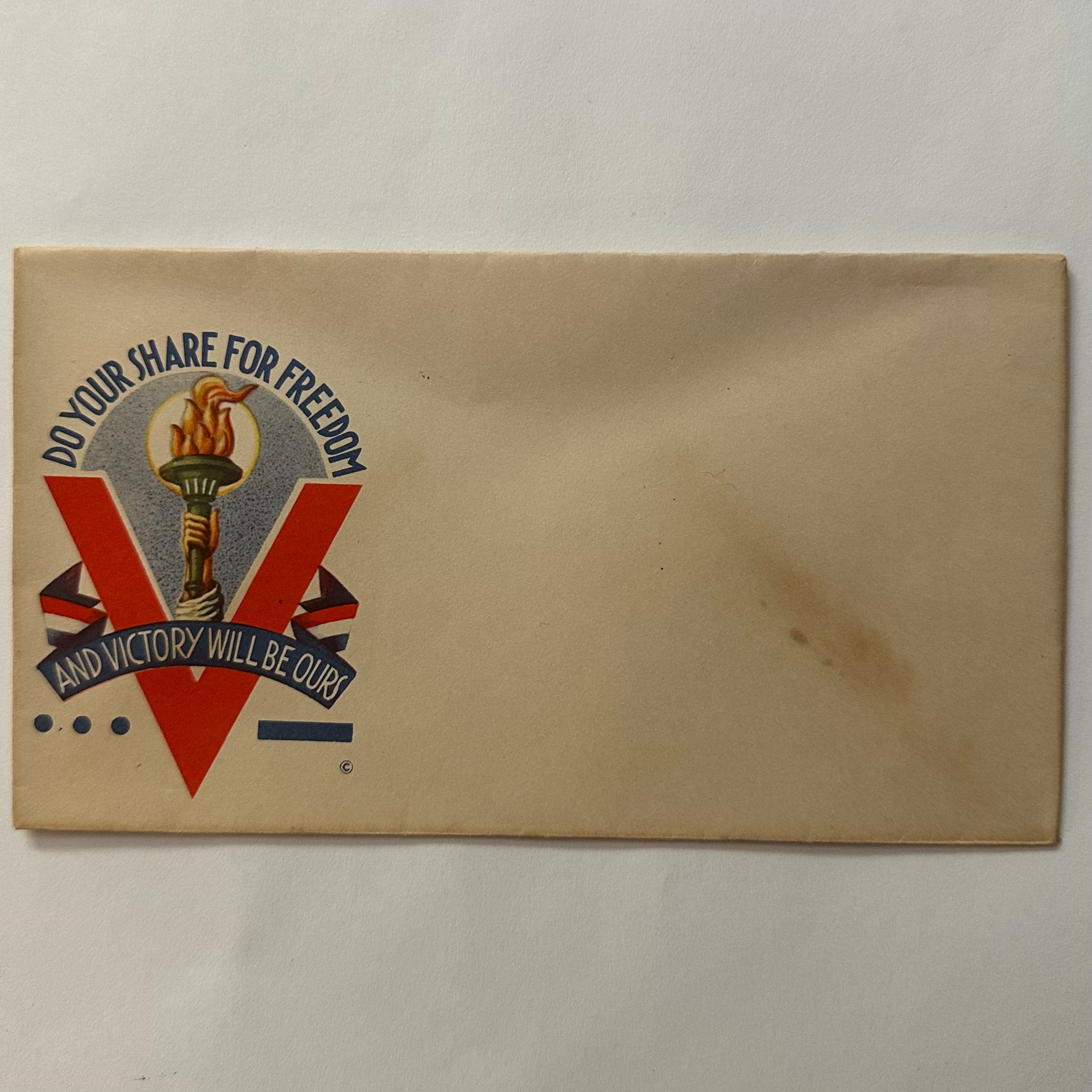 Do your Share for Freedom WWII Envelope – St. Clair Americana